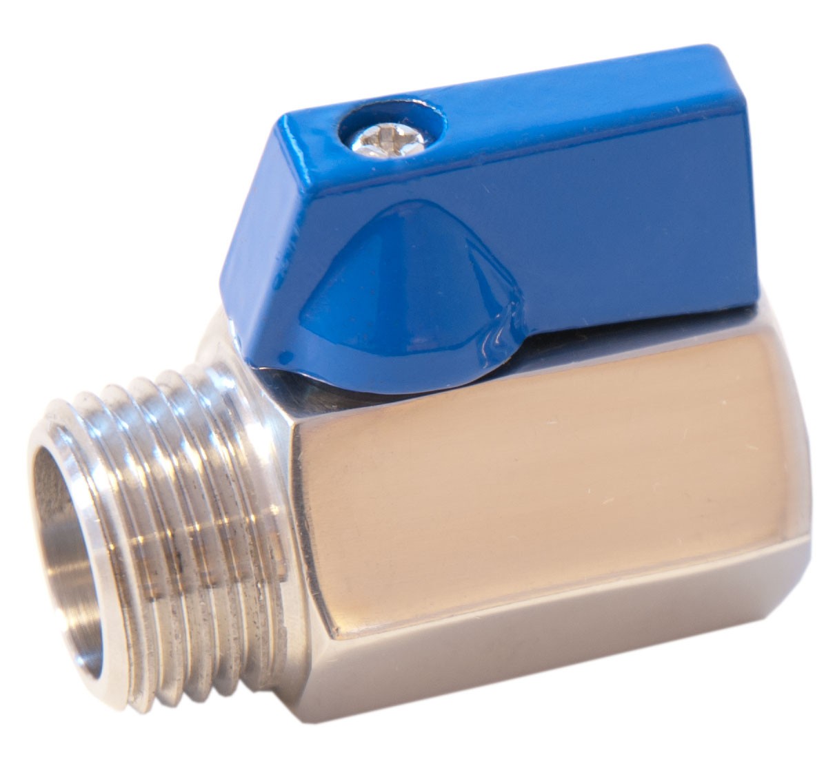 Kulventil Mini 1/2" MPT - 1/2" FPT - Hane-hona