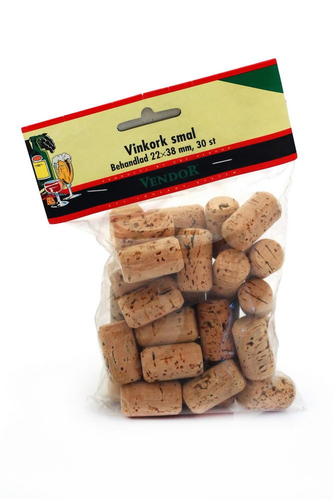 Vinkork behandlad 24x38mm 30-pack